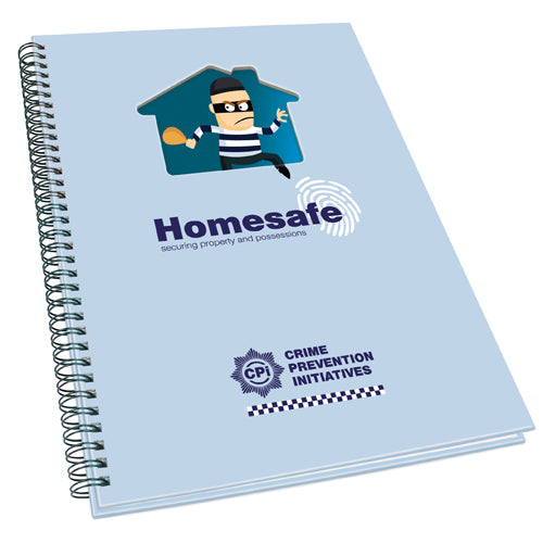 A4 Wirobound Cut Out Notebooks | Promotional Paper Products – Adband