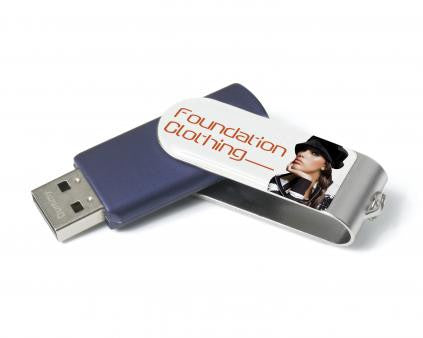 5 Day Express Twist USB Flashdrive 1GB – Adband