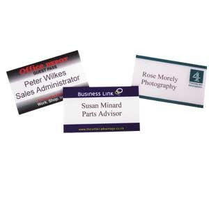 Clear PVC Name Badges – Adband