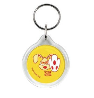 Round Plastic Keyrings – Adband