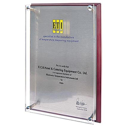 Wood Pillar Plaques | Promotional Glass and Awards – Adband